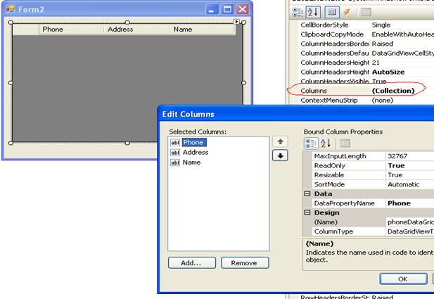 Design Codes: Data Binding of Business Objects in Visual Studio .NET 2005/8